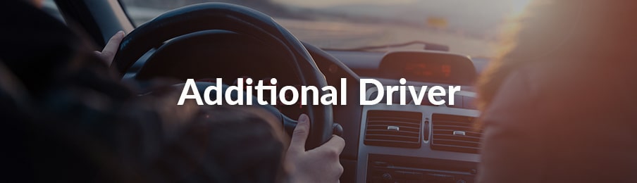 Share the driving; only £4.50 per day for an additional driver ...